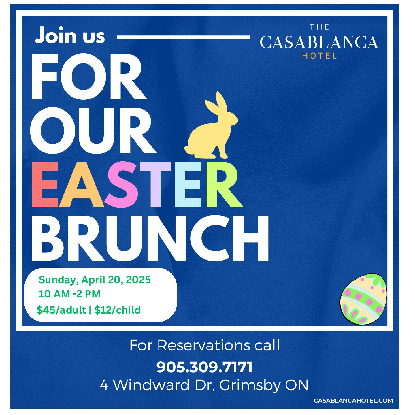Easter Brunch | The Casablanca Hotel